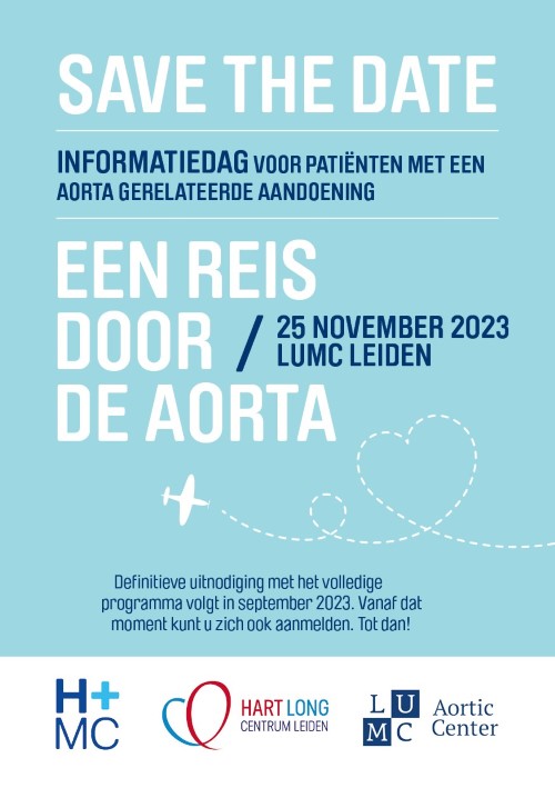 Save the date: patiënteninformatiedag 'Een reis door de Aorta' | LUMC